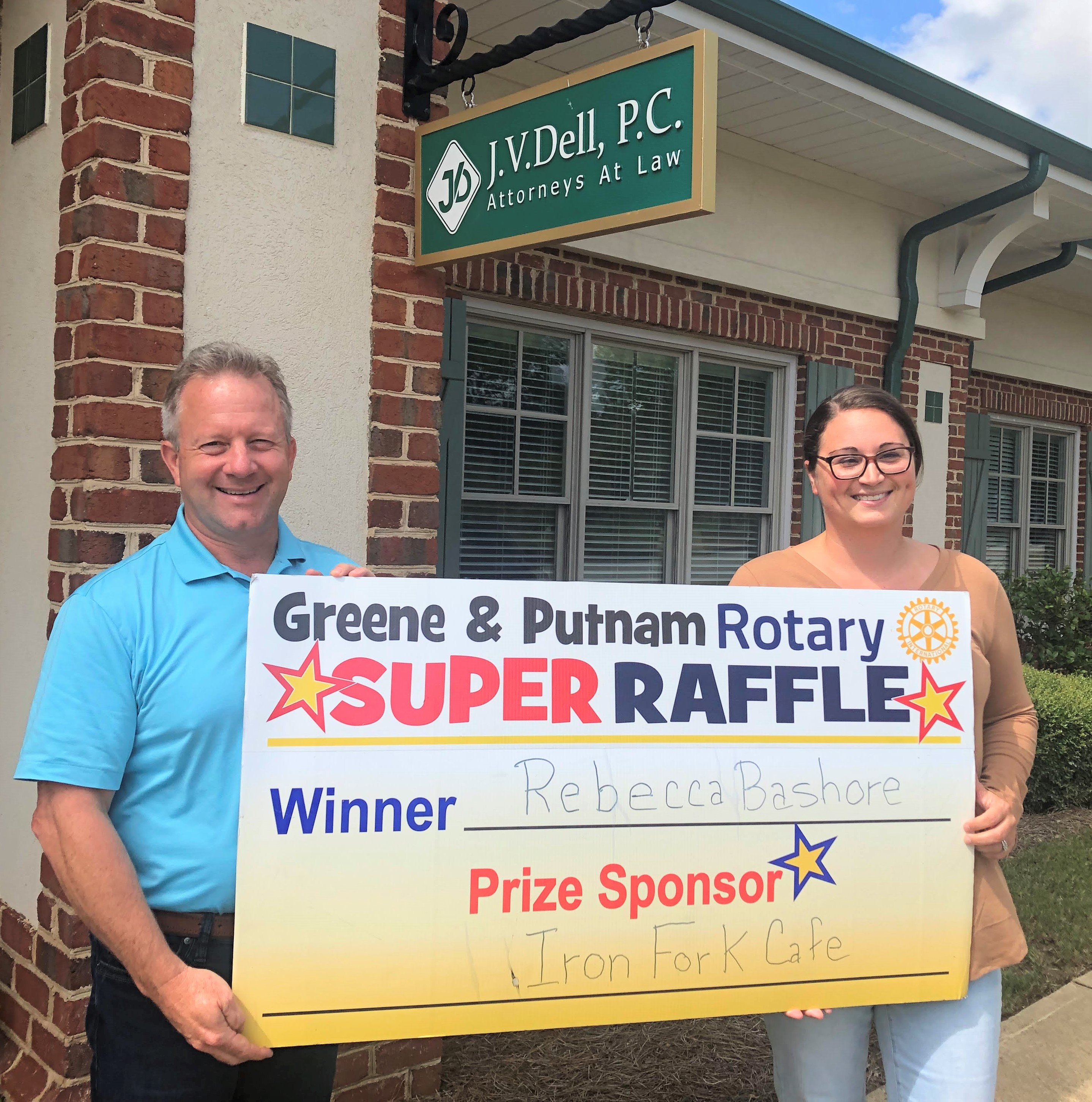 Rotary Week 34 raffle winner | Lake Oconee Breeze